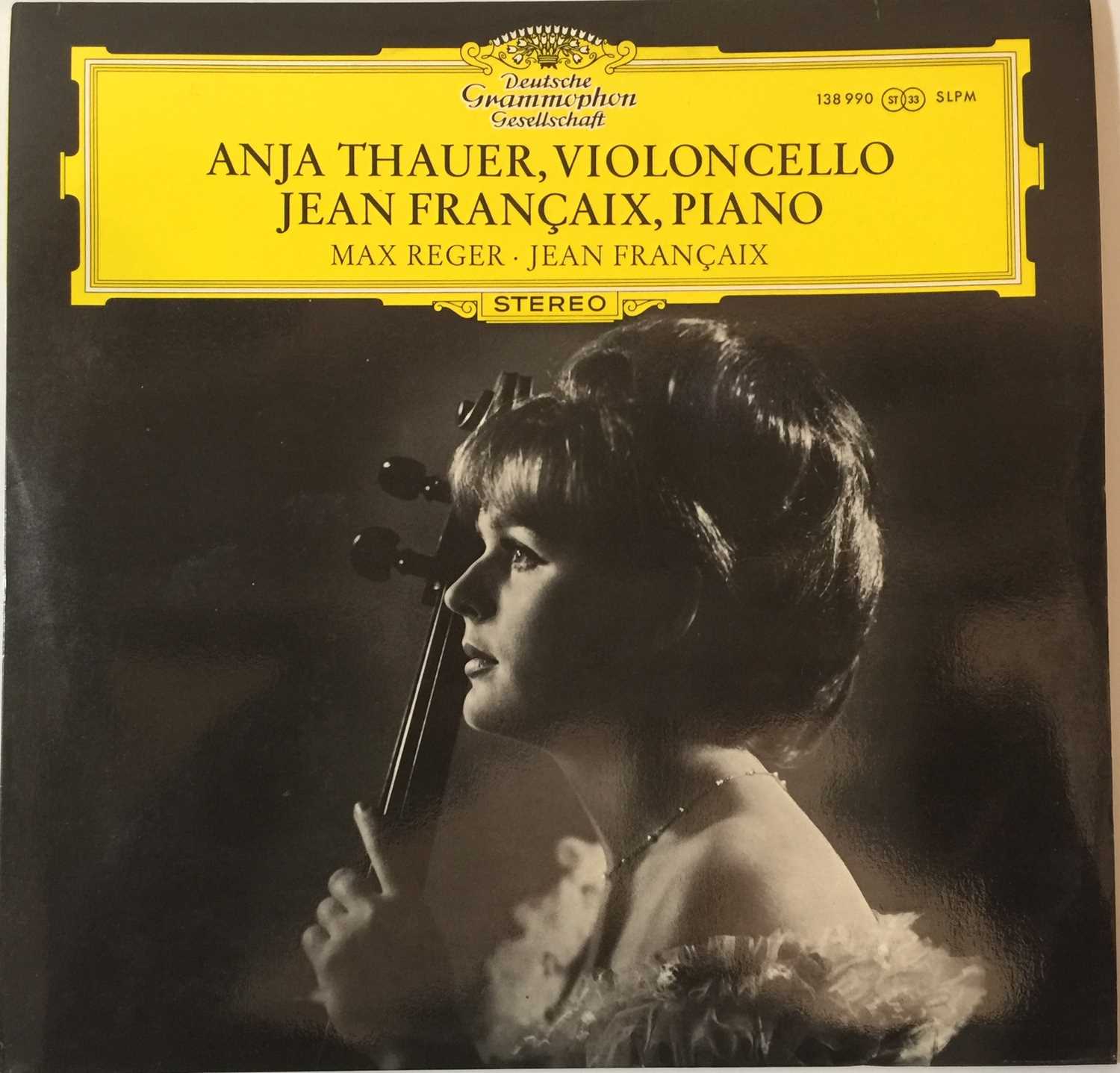 Lot 613 - ANJA THAUER/JEAN FRANCAIX - MAX REGER/JEAN
