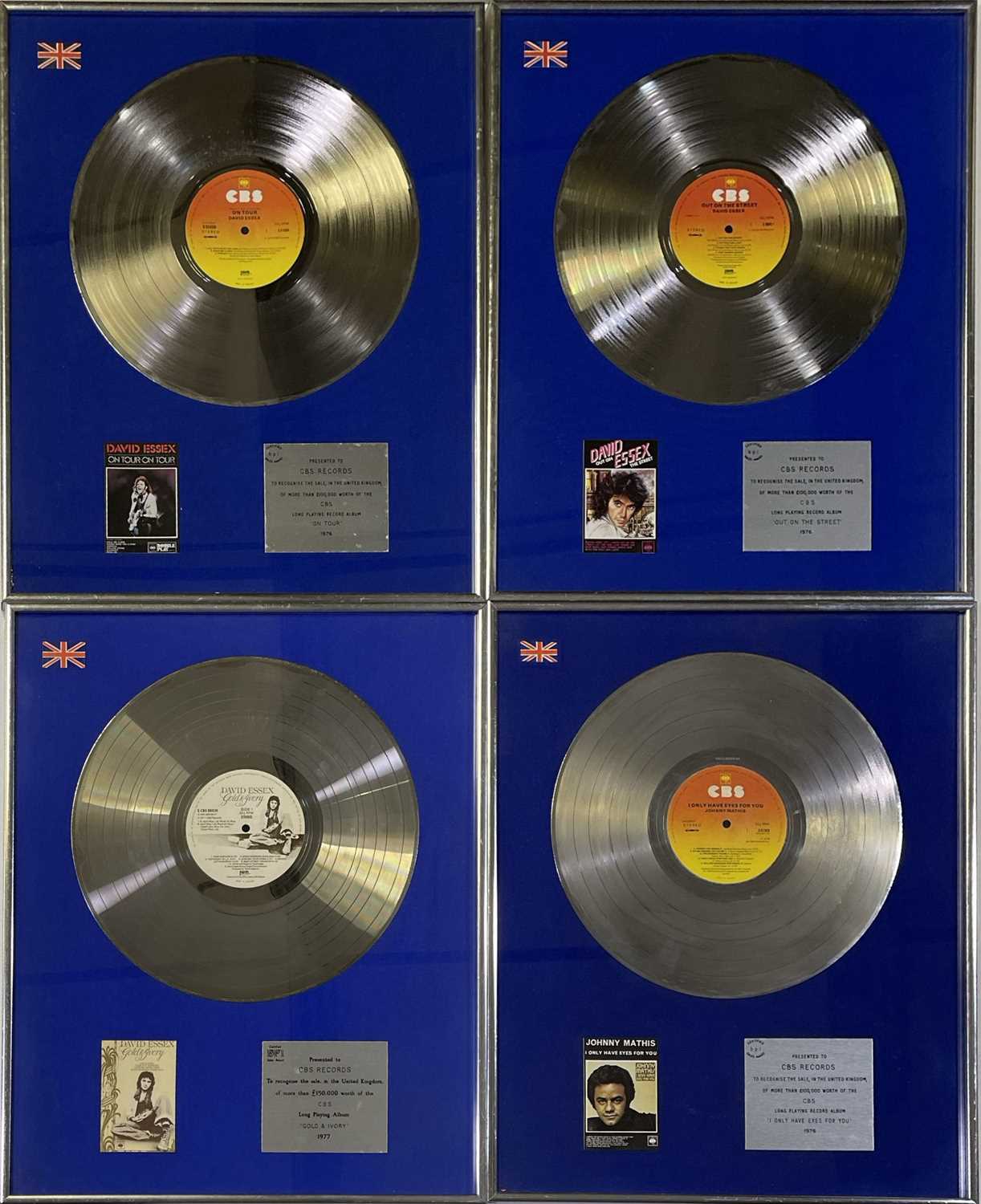 Lot 337 - DAVID ESSEX / JOHNNY MATHIS - OFFICIAL BPI