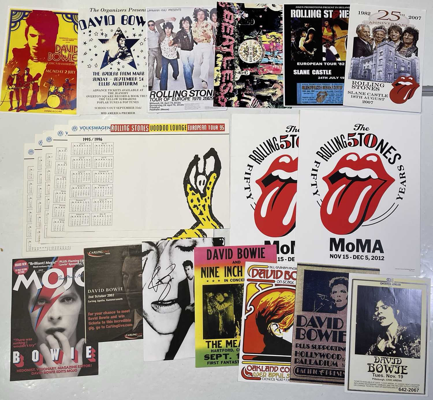 Lot 134 - THE ROLLING STONES - POSTERS INC 2012 MOMA