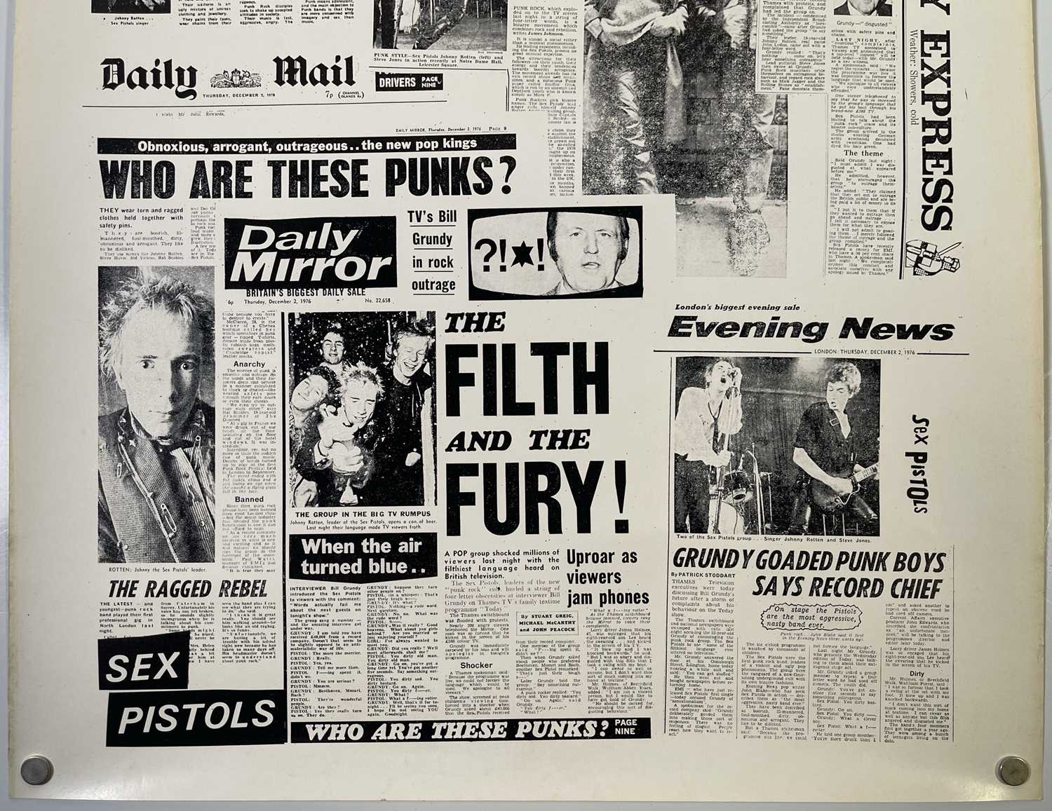 Lot 547 - THE SEX PISTOLS - JAMIE REID DESIGNED 'SEX