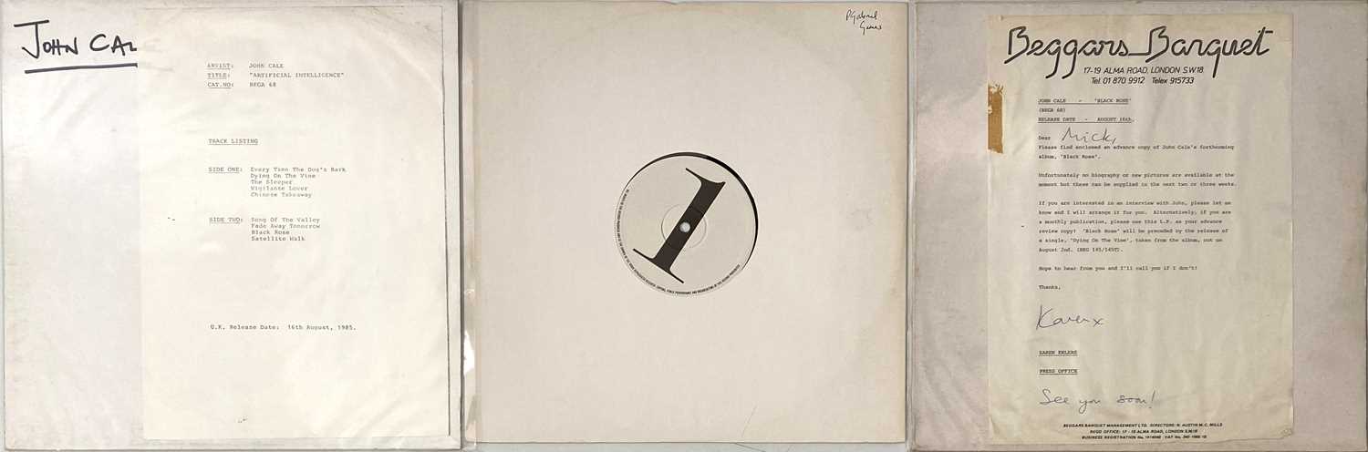 Lot 156 - JOHN CALE/ PETER GABRIEL - BEGGARS BANQUET/