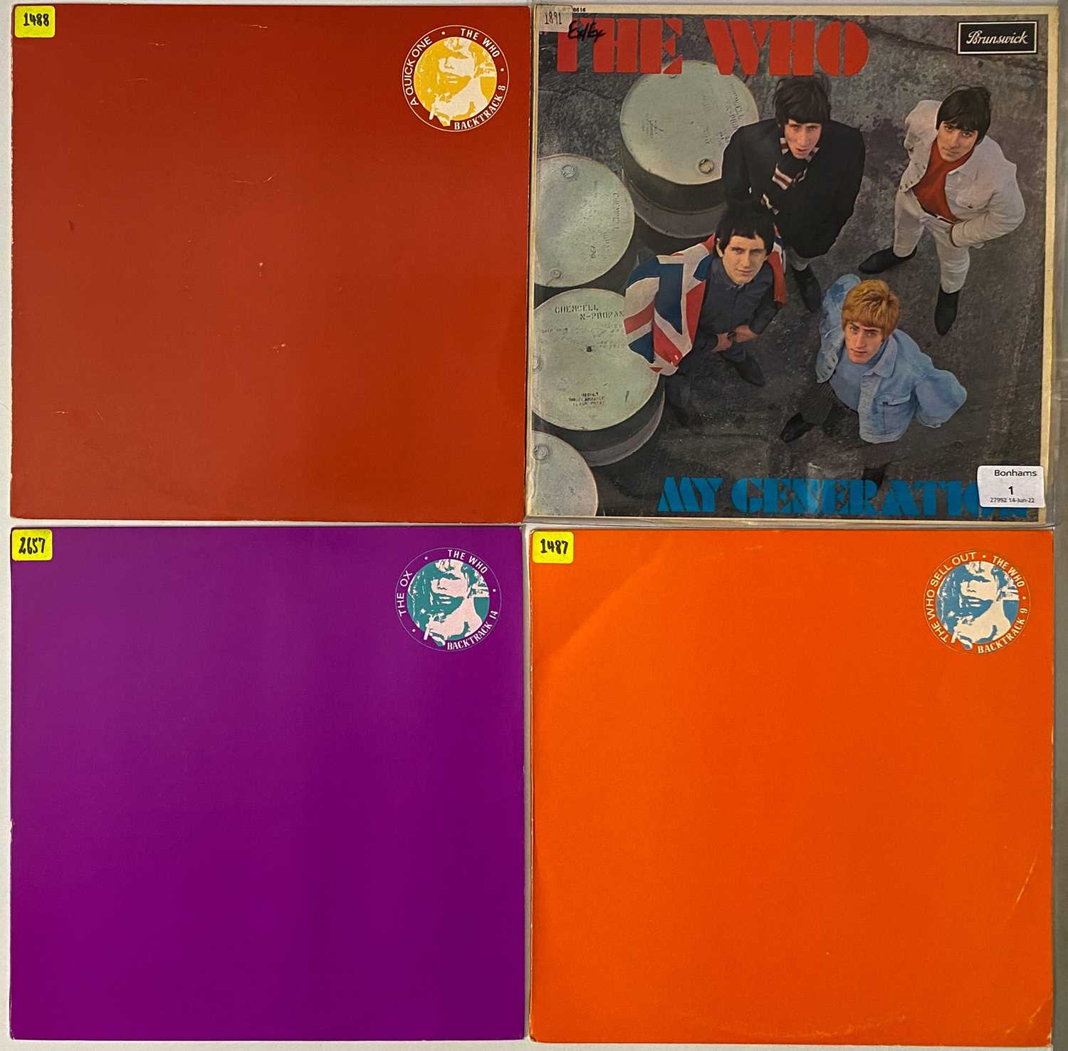 Lot 262 - THE WHO - LP PACK
