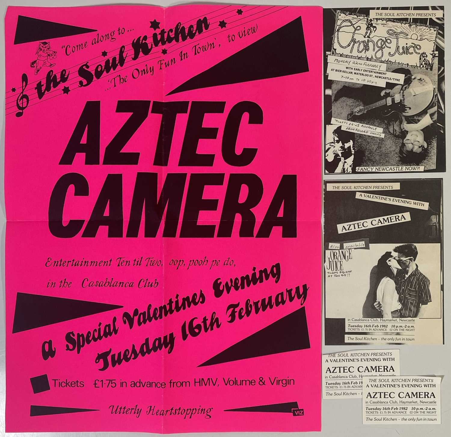 Lot 314 - AZTEC CAMERA / ORANGE JUICE - 1982 CONCERT