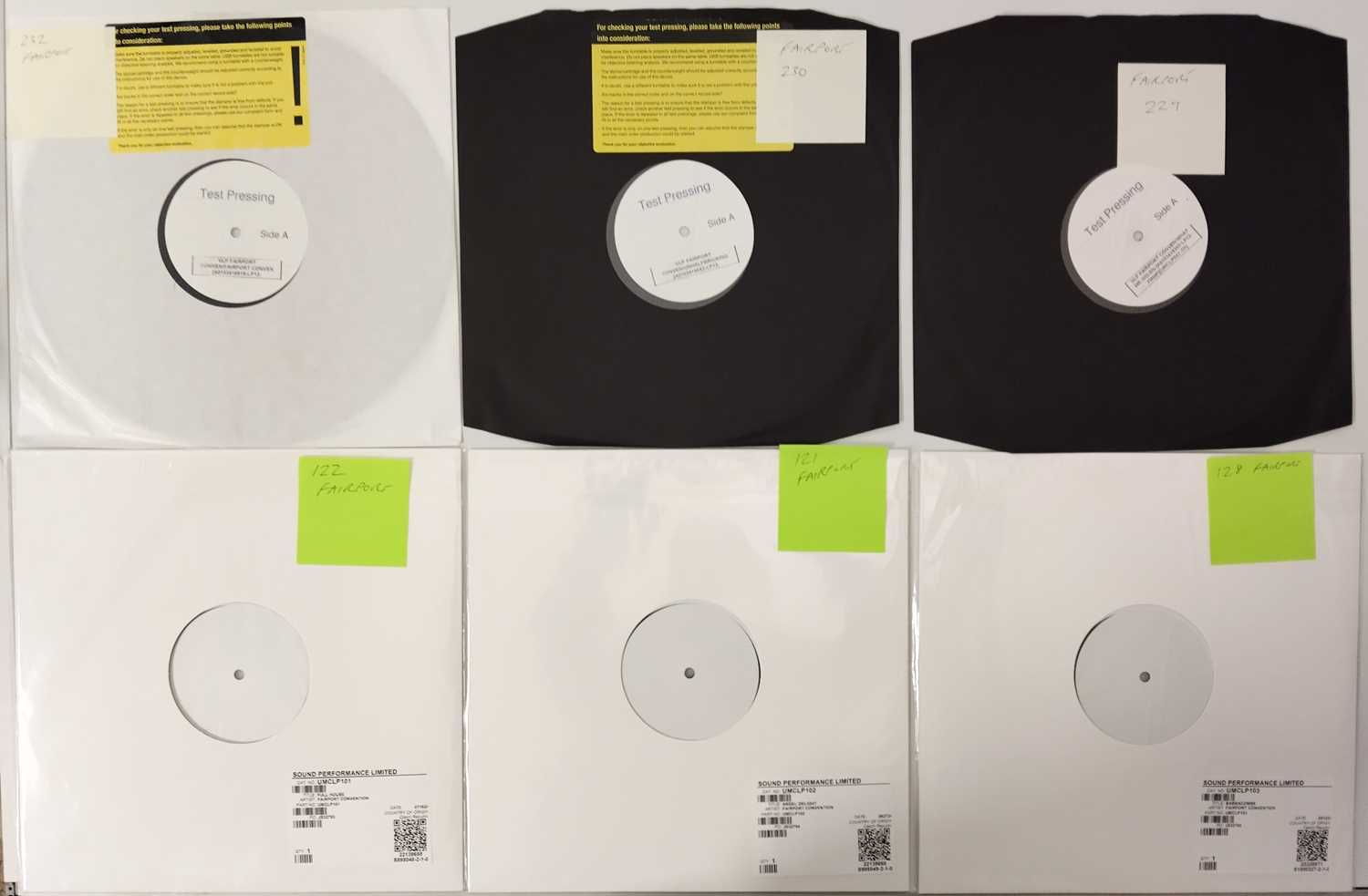 Lot 18 - FAIRPORT CONVENTION WHITE LABEL TEST PRESSING