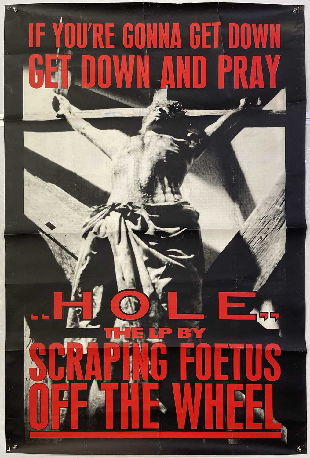 Lot 455 - FOETUS - ORIGINAL 1984 'HOLE' PROMOTIONAL