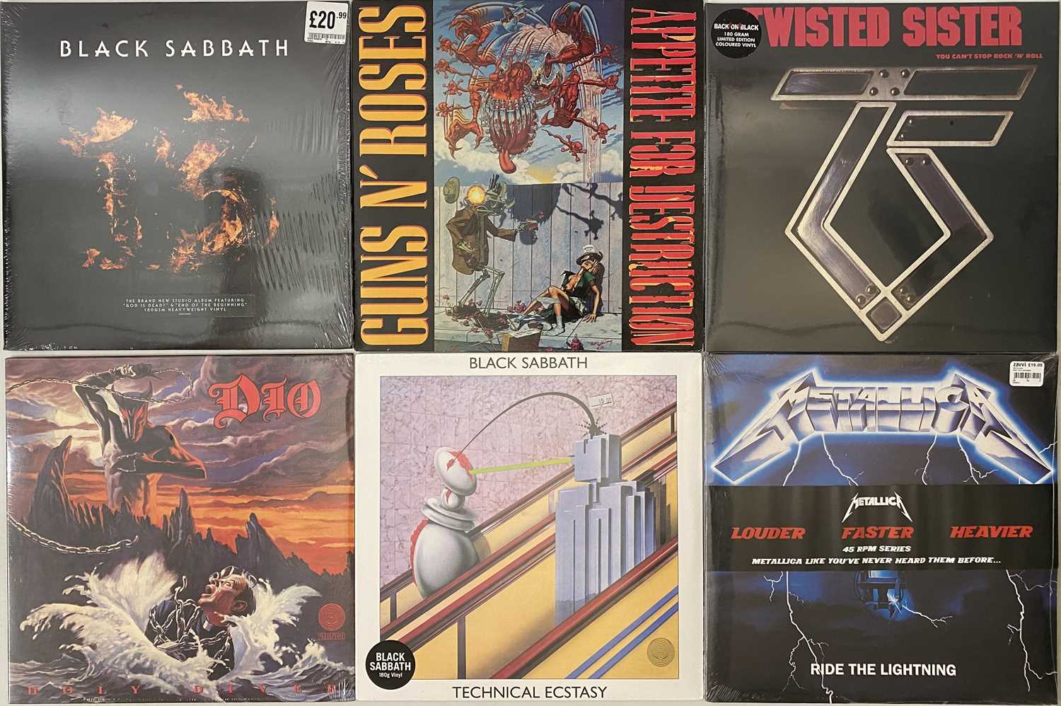 Lot 126 - HARD ROCK AND HEAVY METAL LP PACK