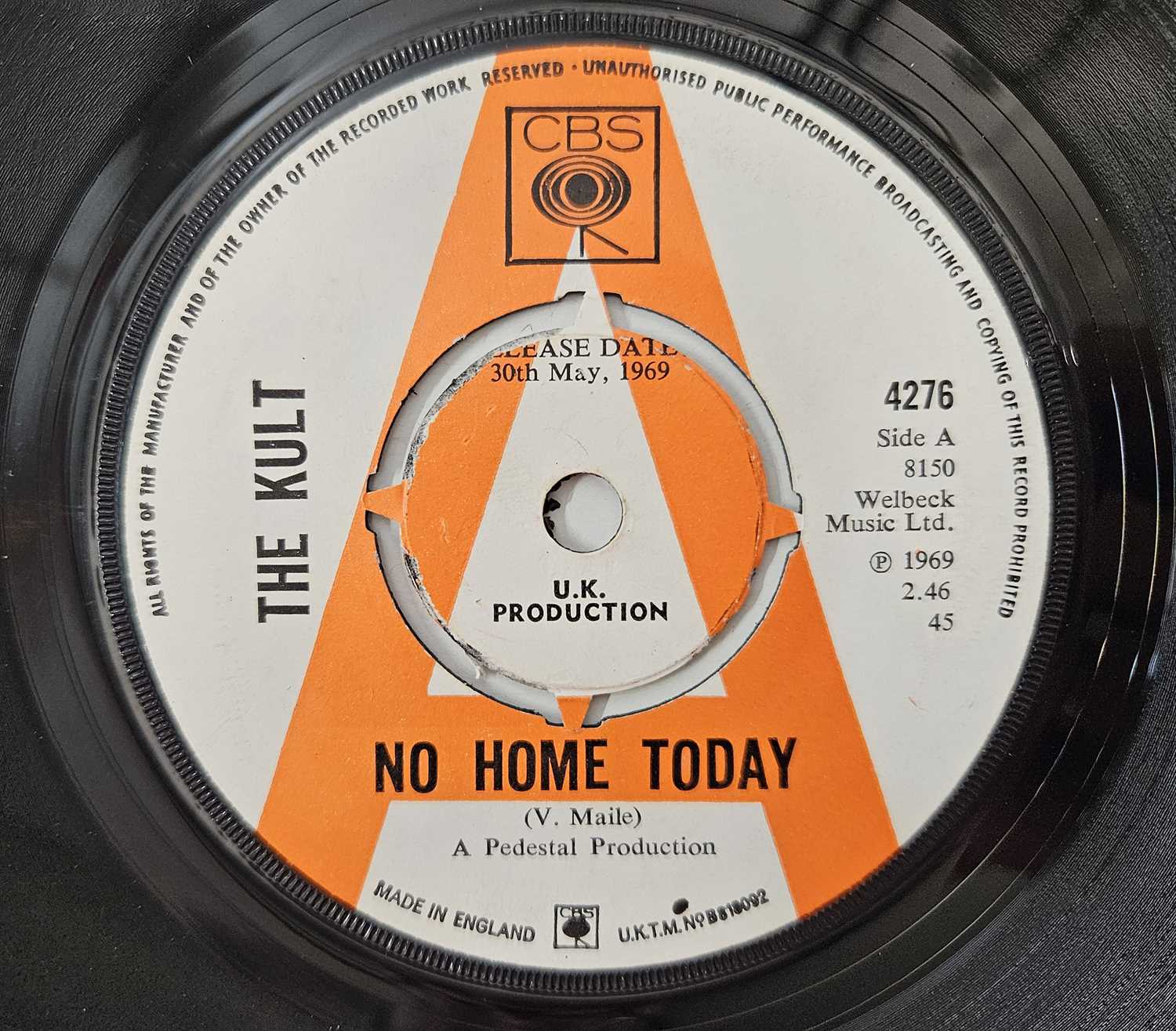 Lot 216 - THE KULT - NO HOME TODAY/ MISTER NUMBER ONE