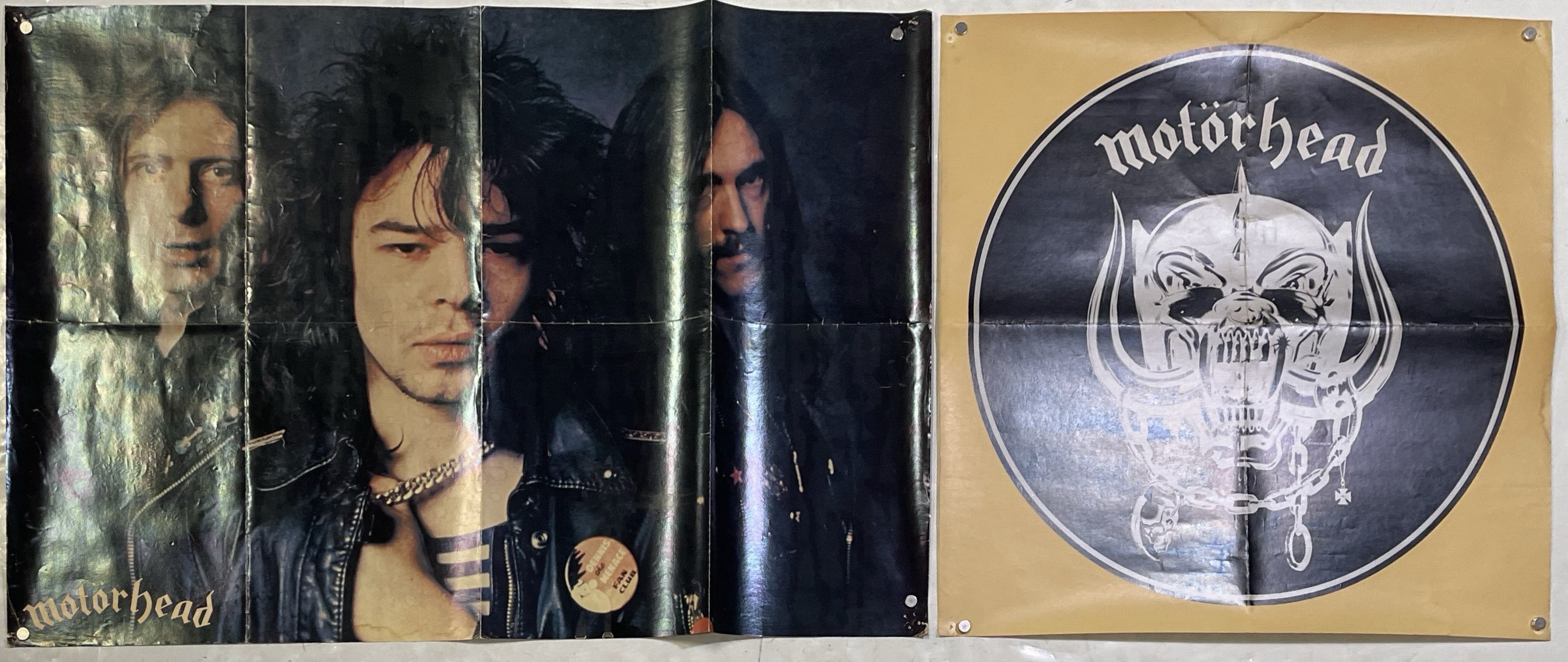 Lot 26800208 - MOTORHEAD - ORIGINAL POSTERS.