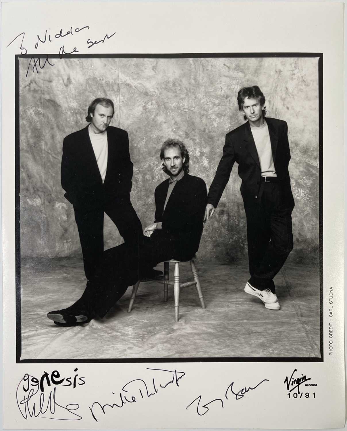 Lot 494 - GENESIS - FULLY SIGNED PROMOTIONAL