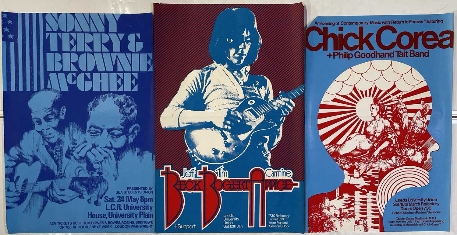Lot 230 - 1970S POSTERS INC JEFF BECK / SONNY TERRY
