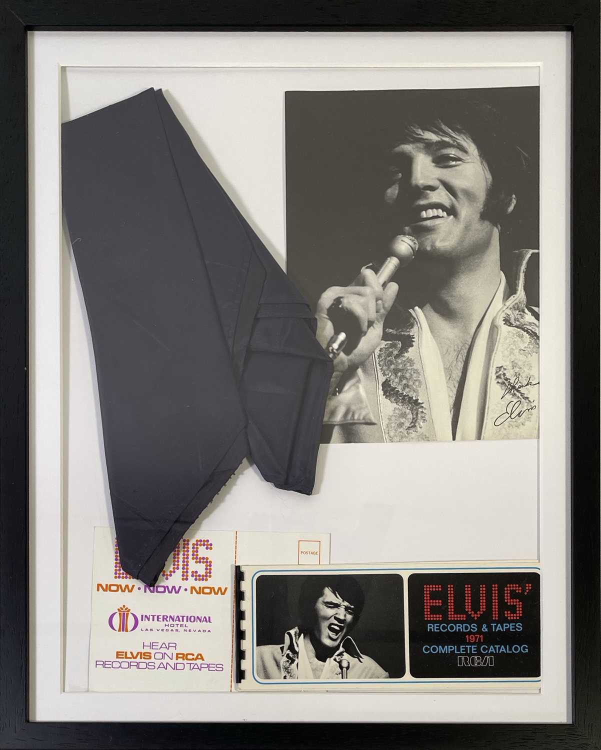 Lot 527 - ELVIS PRESLEY - ORIGINAL CONCERT SILK SCARF
