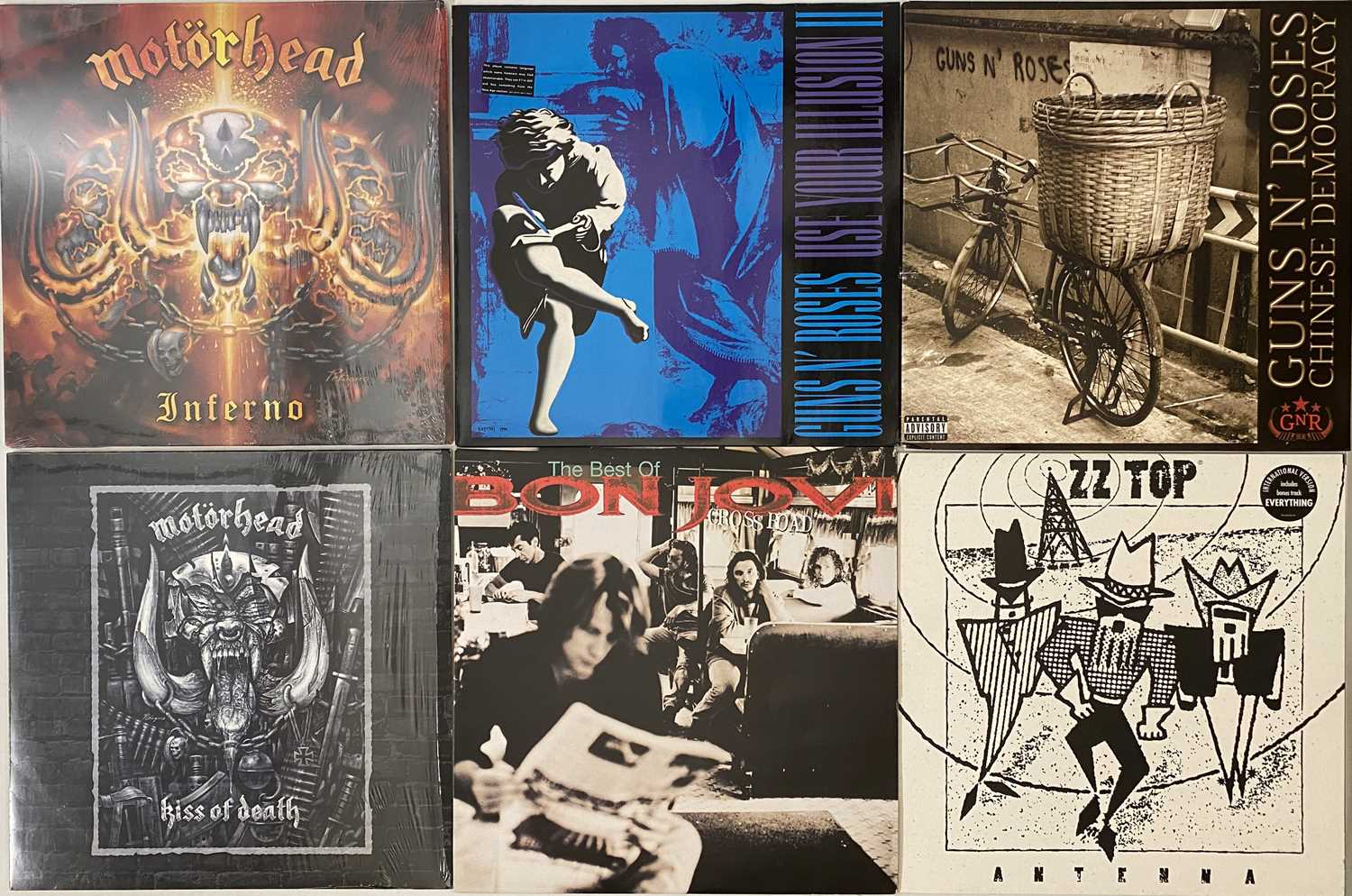 Lot 144 - HEAVY ROCK / METAL - 90s / 2000s - LP PACK