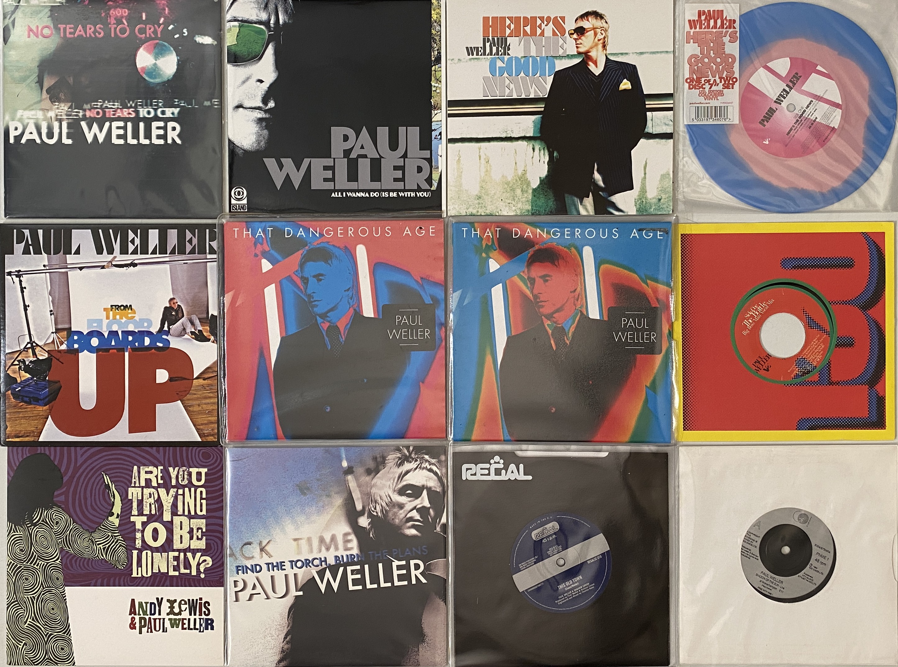 Lot 107 - PAUL WELLER - 7" COLLECTION